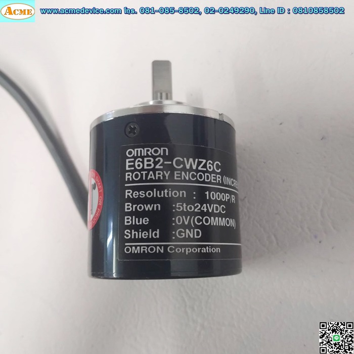 Incremental Rotary Encoder Omron รุ่น E6B2-CWZ6C, 5-24V, 1000P/R (NPN) - แอคมี่ ดีไวซ์ มือสอง ...