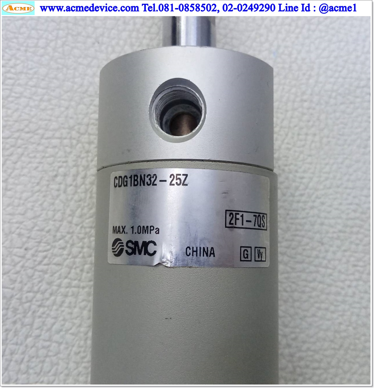Air Cylinder SMC รุ่น CDG1BN32-25Z, Bore 32 mm., Stroke 25 mm. - แอคมี่ ดีไวซ์ มือสองราคาถูก ...