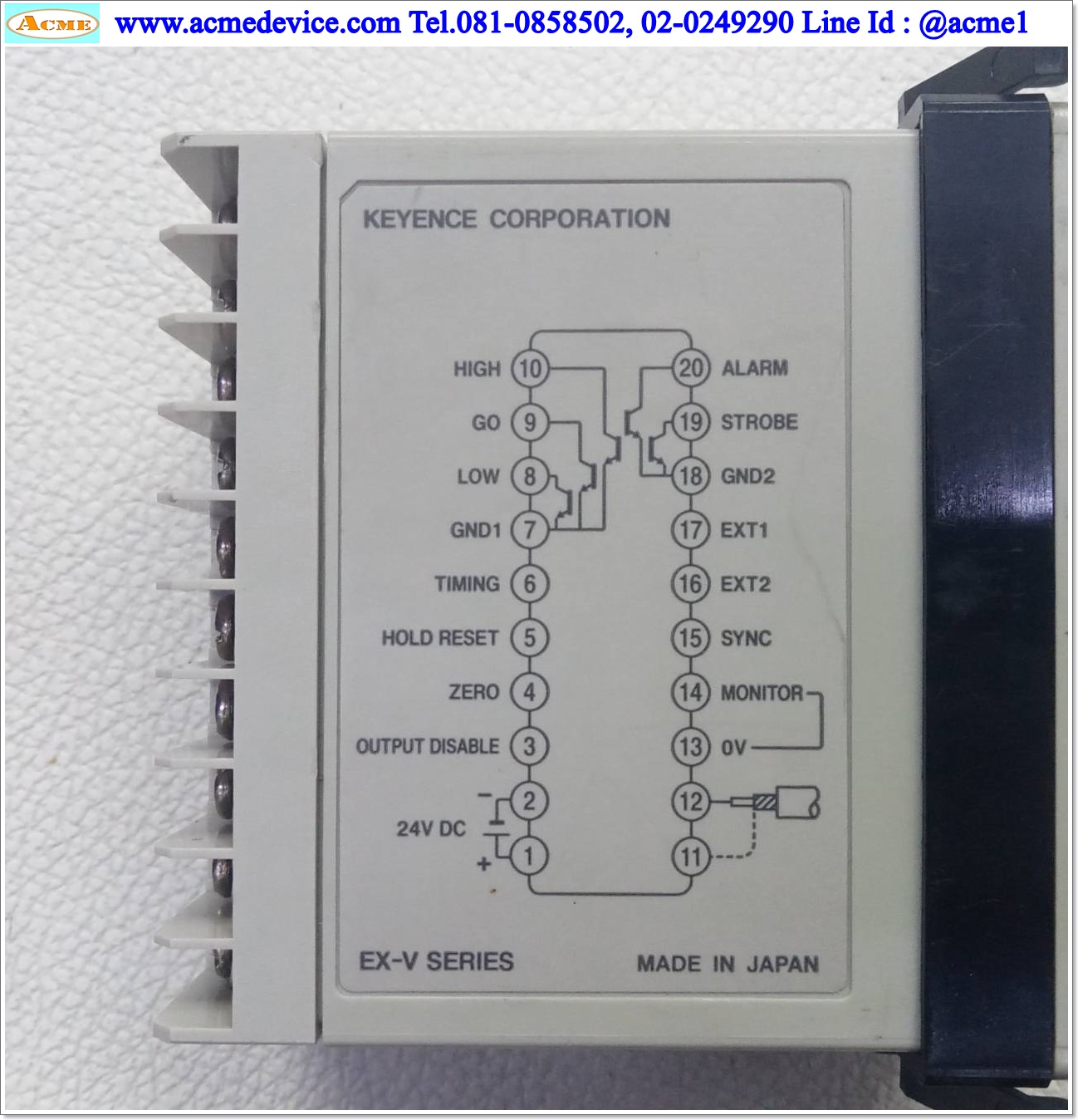 Proximity Amp Keyence รุ่น EX-V10, NPN - แอคมี่ ดีไวซ์ มือสองราคาถูก,Inverter, PLC, Servo, DC ...