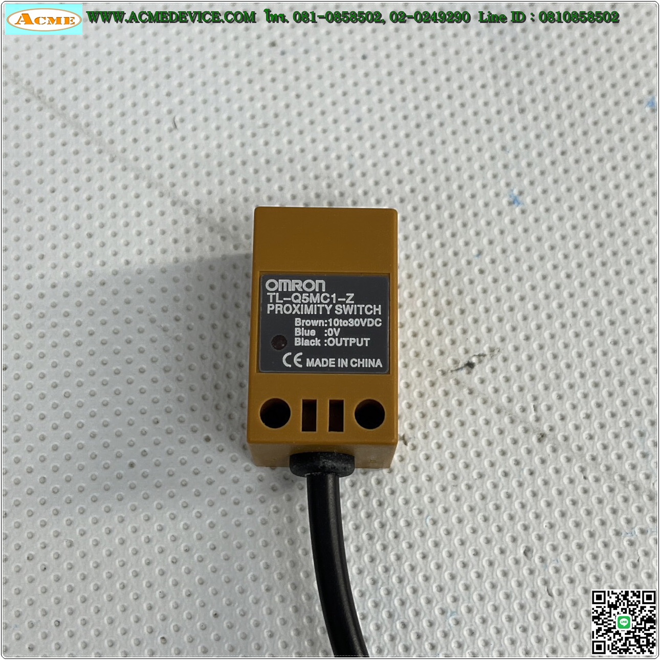 Proximity Omron รุ่น TL-Q5MC1-Z, Front 17x17, ระยะ 5mm, 3Wire, NPN, NO, Inductive - แอคมี่ ดีไว ...