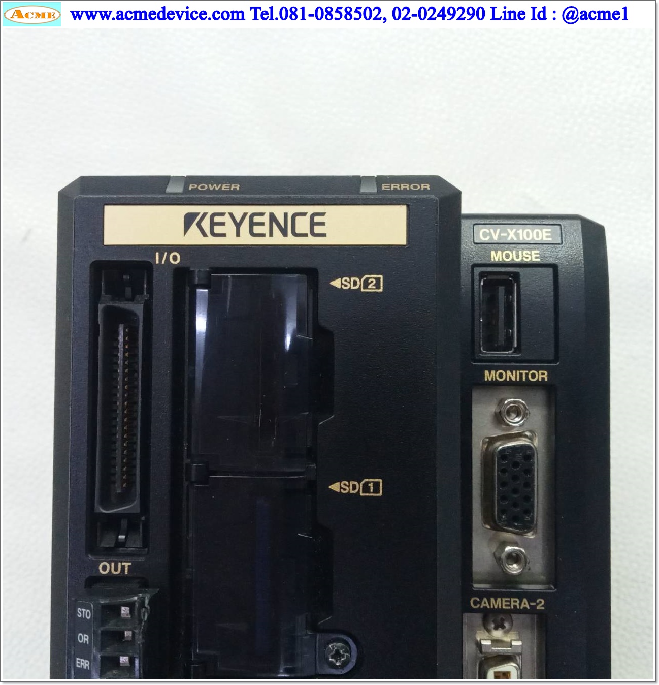 Keyence Image Sensor Controller รุ่น CV-X100E - แอคมี่ ดีไวซ์ มือสองราคาถูก,Inverter, PLC, Servo ...
