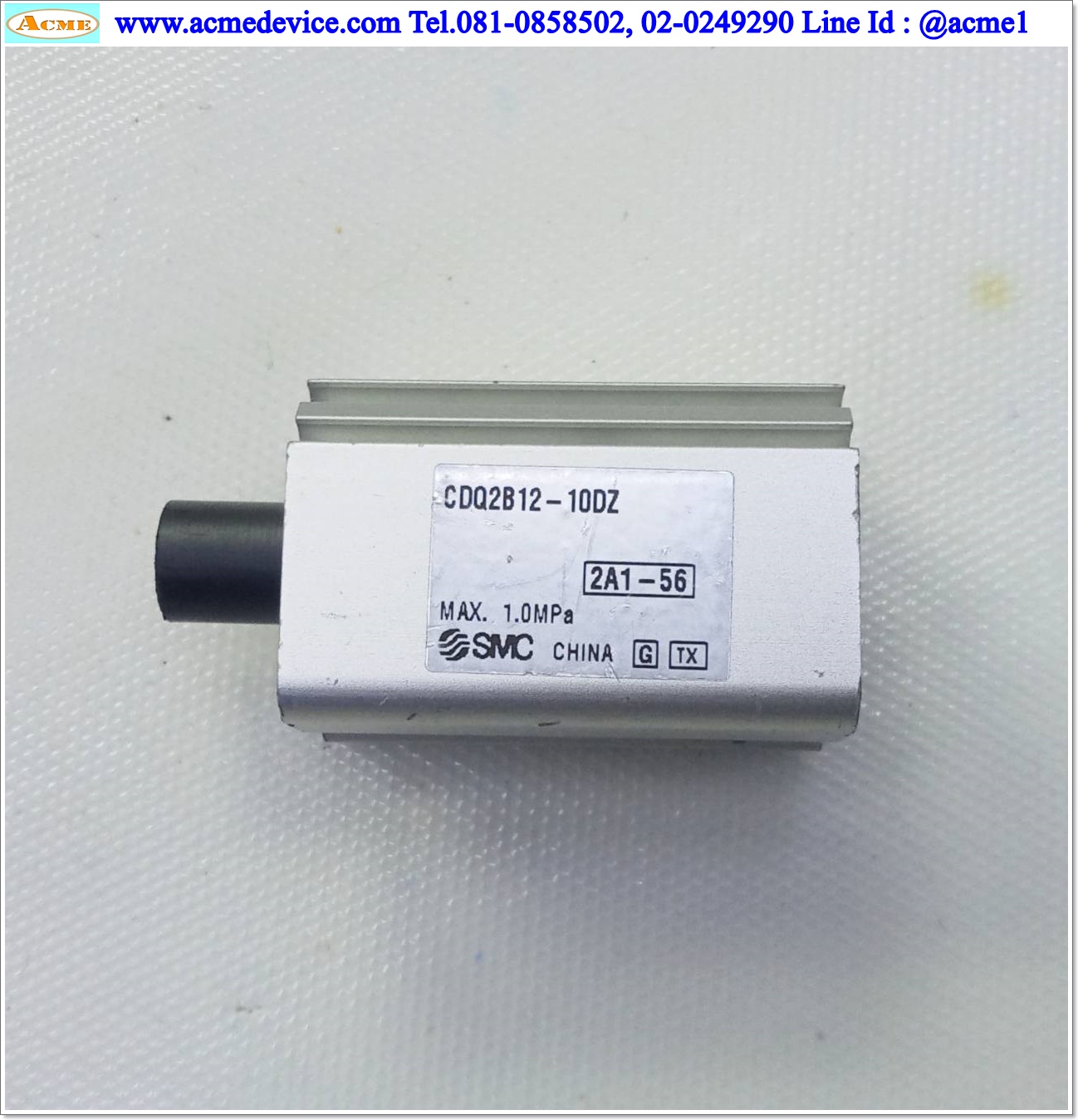 Air Cylinder SMC รุ่น CDQ2B12-10DZ, Bore 12 mm., Stroke 10 mm. - แอคมี่ ดีไวซ์ มือสองราคาถูก ...
