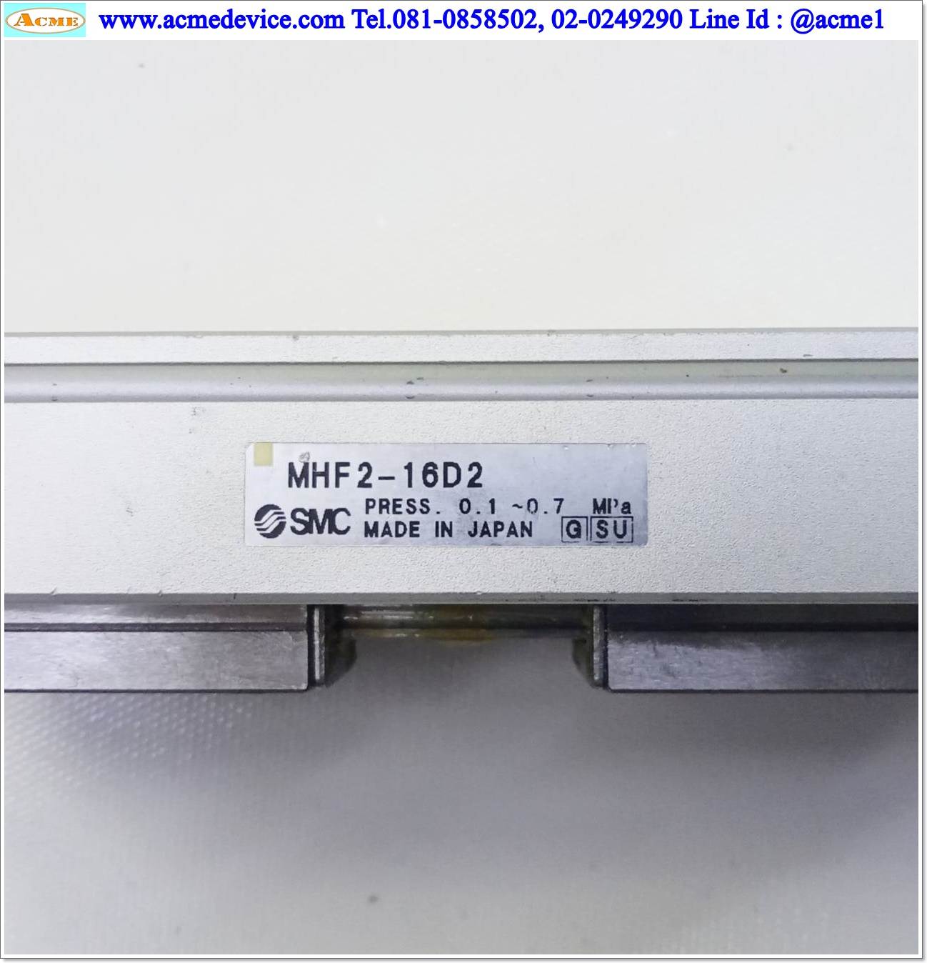 Gripper SMC รุ่น MHF2-16D2 - แอคมี่ ดีไวซ์ มือสองราคาถูก,Inverter, PLC, Servo, DC Drive, AC ...