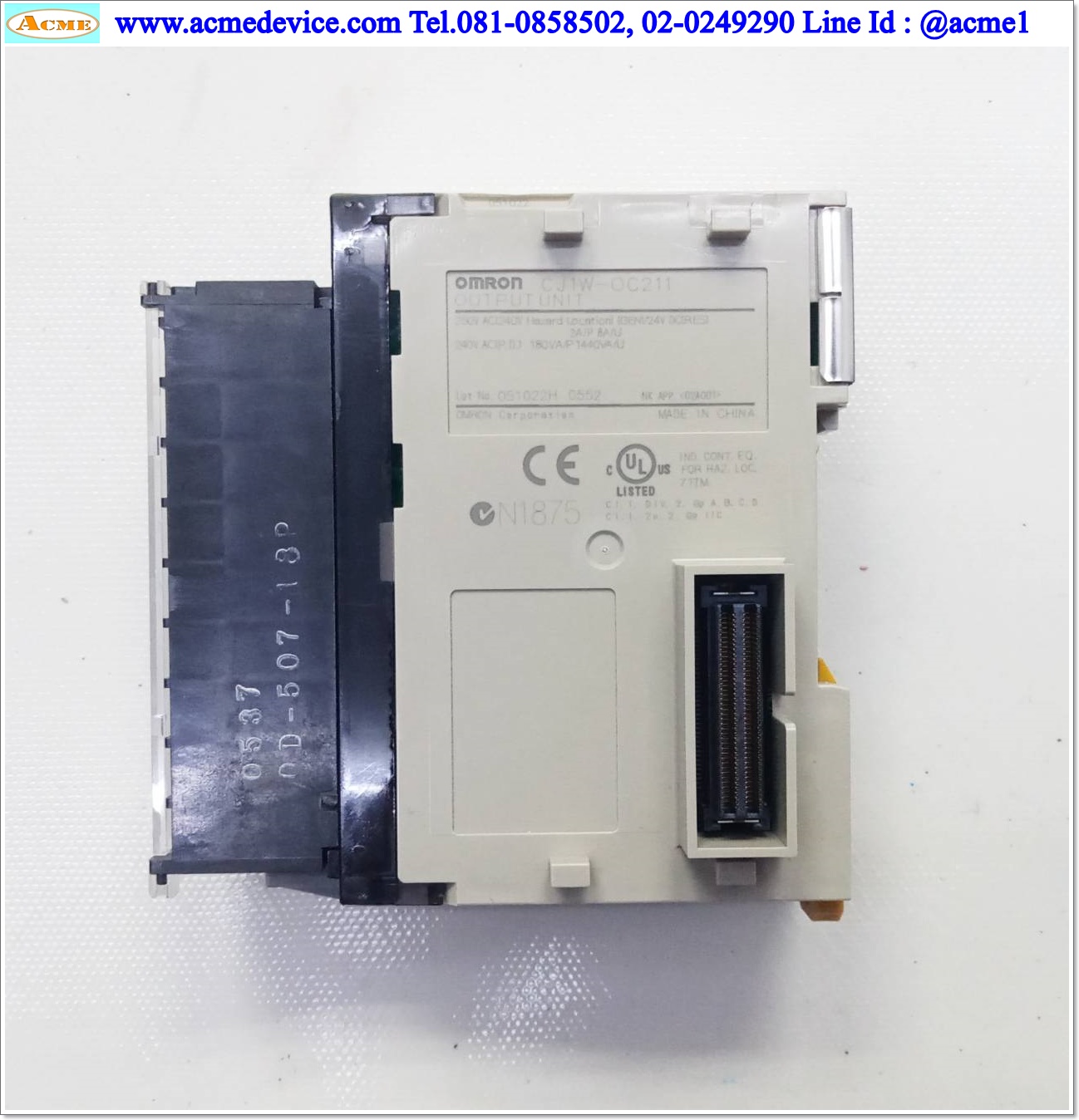 PLC Omron รุ่น CJ1W-OC211, Output Unit - แอคมี่ ดีไวซ์ มือสองราคาถูก,Inverter, PLC, Servo, DC ...