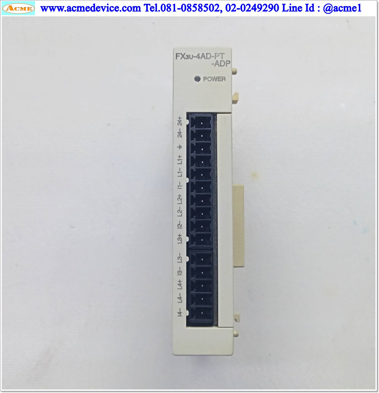 PLC Mitsubishi รุ่น FX3U-4AD-PT-ADP, Temperature Module - แอคมี่ ดีไวซ์ มือสองราคาถูก,Inverter ...