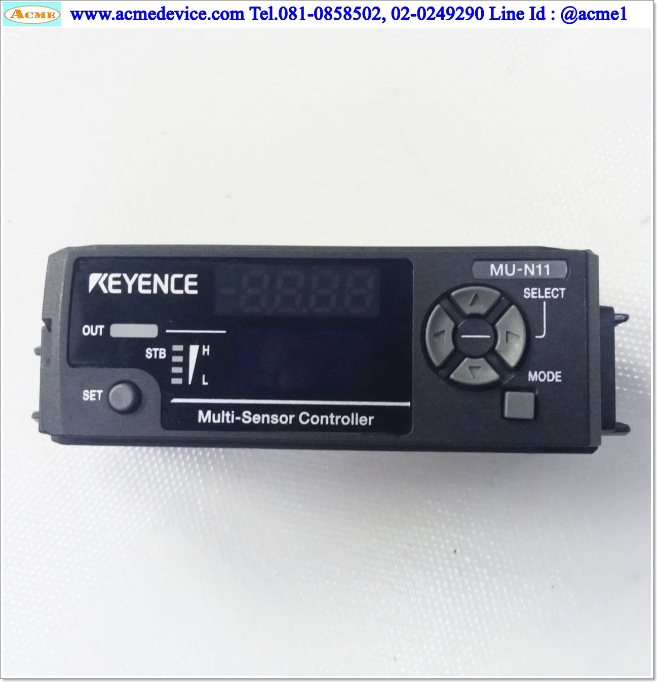 Multi Sensor Controller Keyence รุ่น MU-N11 & Spectrum Sensor Keyence รุ่น LR-W500C, ระยะ 30 to ...