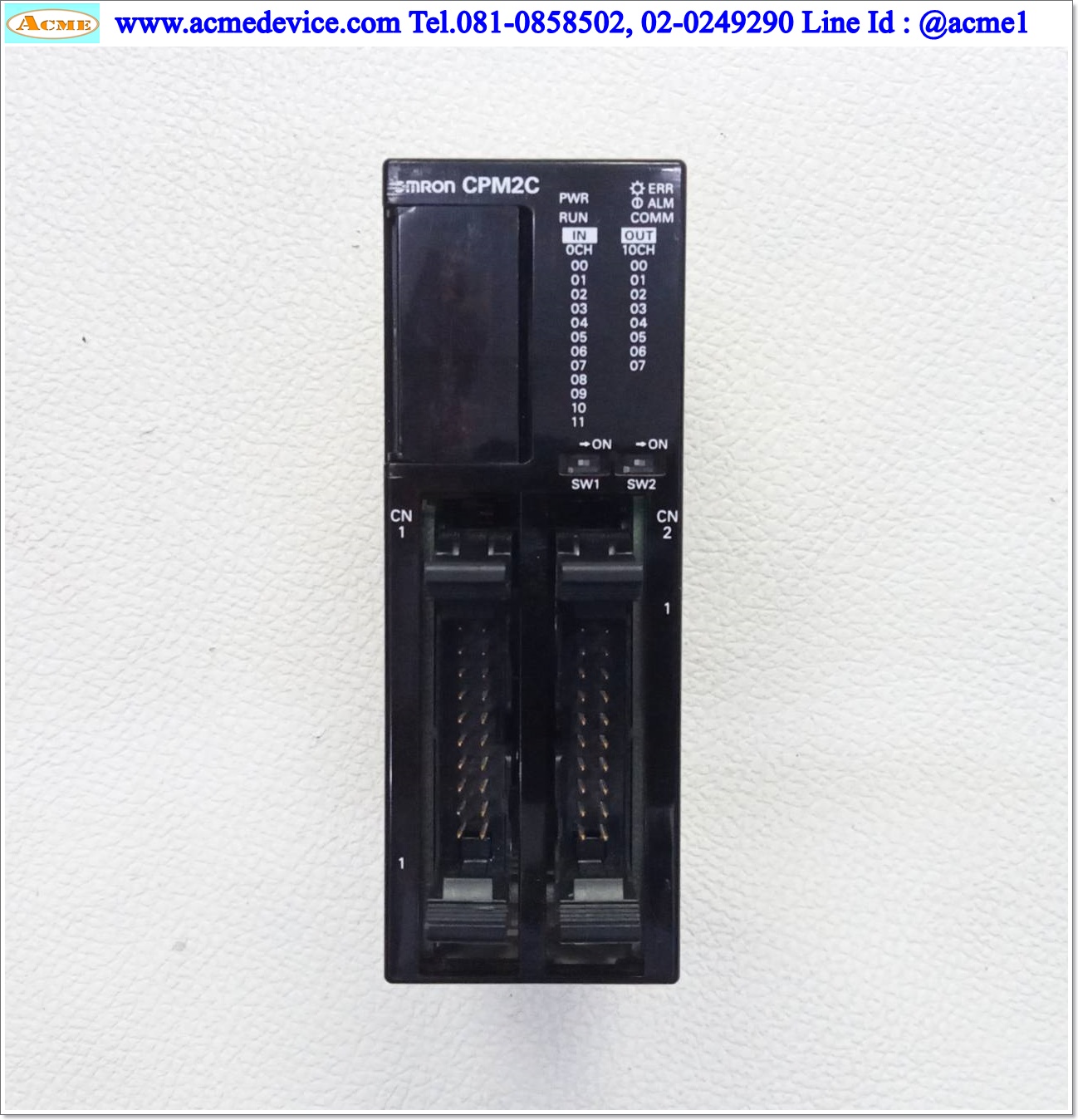 PLC Omron รุ่น CPM2C-20CDTM-D - แอคมี่ ดีไวซ์ มือสองราคาถูก,Inverter, PLC, Servo, DC Drive, AC ...