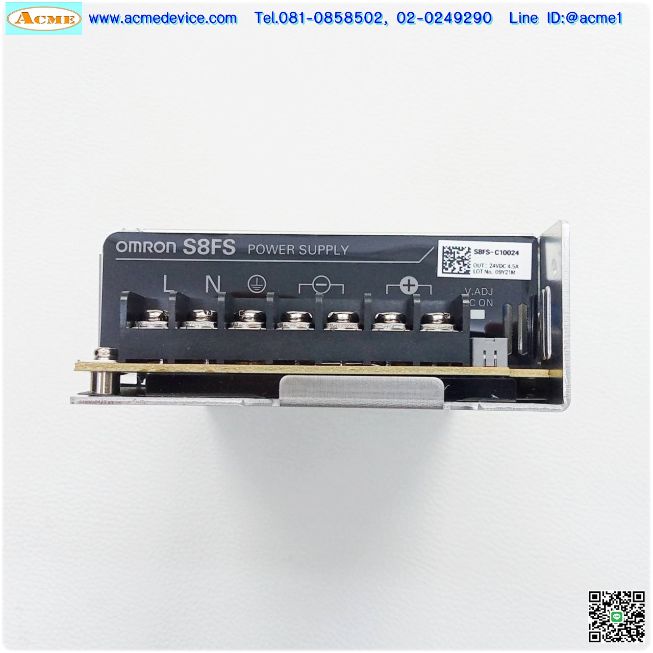 Power Supply Omron รุ่น S8FS-C10024, Output 24V, 4.5A, 100w - แอคมี่ ดีไวซ์ มือสองราคาถูก ...