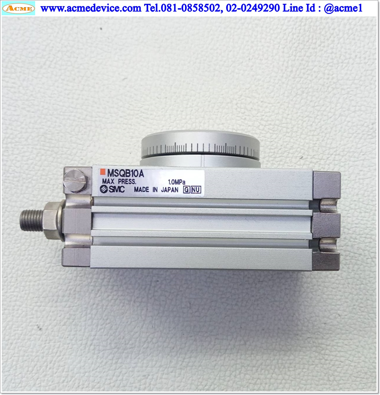Rotary Actuator SMC รุ่น MSQB10A, 190 องศา - แอคมี่ ดีไวซ์ มือสองราคาถูก,Inverter, PLC, Servo ...
