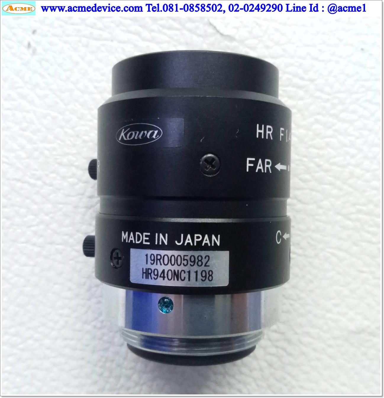 Lens Kowa รุ่น LM25JC1MS, ขนาด 25mm., F1.4, C-Mount - แอคมี่ ดีไวซ์ มือสองราคาถูก,Inverter, PLC ...